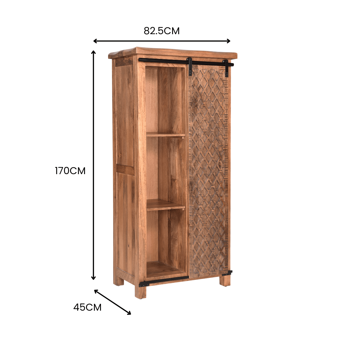 Aviram Wooden Almirah – RadiantFurn