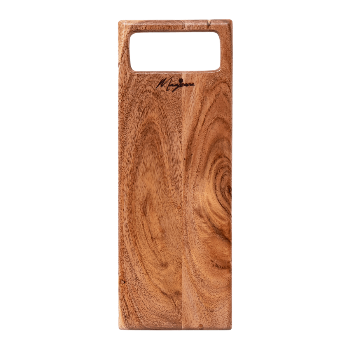 Majeesa Modern Rectangle Solid Acacia Wood Chopping Board with Handle ...